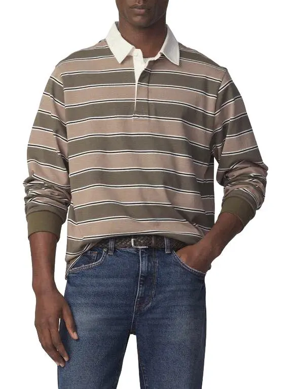 Joe's Jeans Stripe Rugby Shirt - Tea Leaf Multi