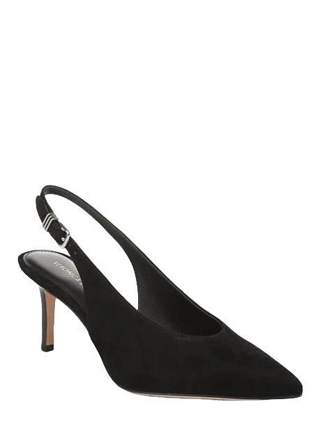 Veronica Beard Luciana Suede Slingback Pumps - Black