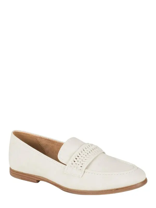 BARETRAPS Lasha Loafer With Braided Detailing - Cream