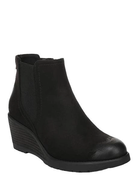 Dr. Scholl'S Camden Chelsea Boot With Wedge Heel - Black