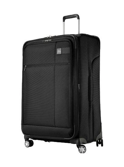 SKYWAY Sigma 7.0 Softside Expandable 28" Checked Spinner Luggage - Black