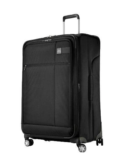 SKYWAY Sigma 7.0 Softside Expandable 28" Checked Spinner Luggage - Black