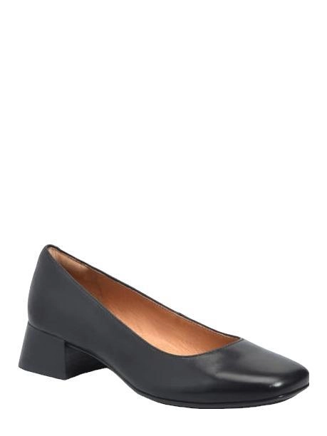 SOFFT Lillian Leather Block Heel Pumps - Black