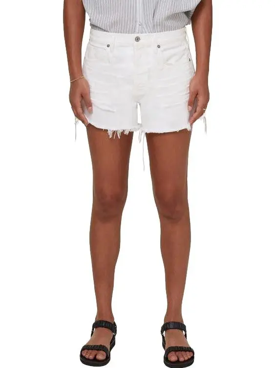 Citizens Of Humanity Marlow Nonstretch Cutoff Denim Shorts - Sail