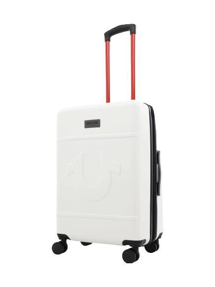 True Religion Expandable Hardside Spinner Luggage - White