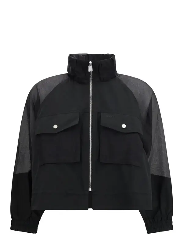 Pinko Beth Sheer-panel Jacket - Black