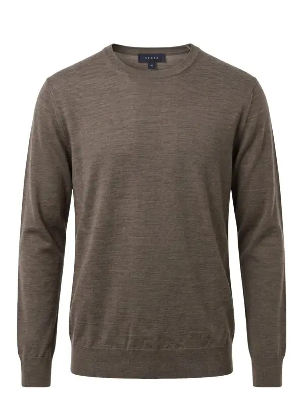 Sease Lasca Crewneck Jumper - Brown