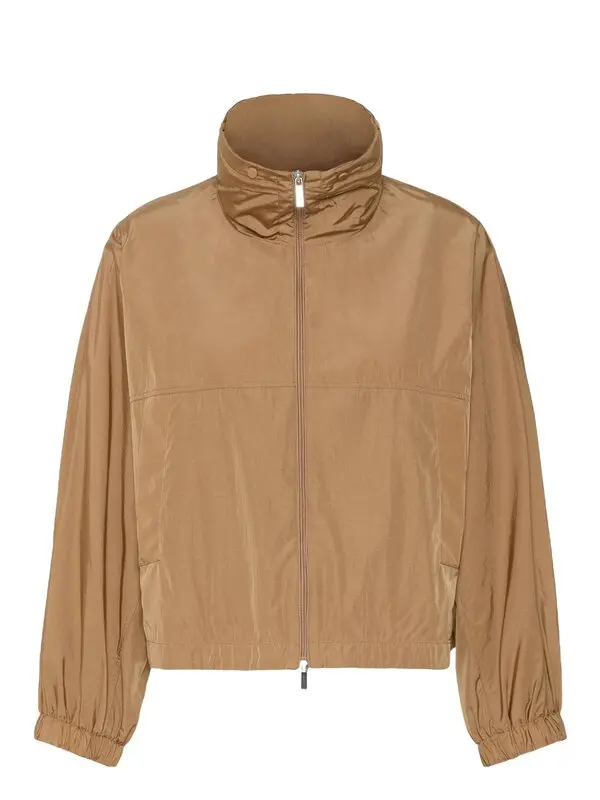 Max Mara Water-repellent Canvas Windbreaker - Tobacco