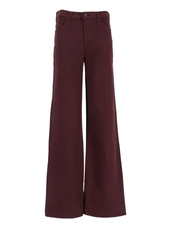 MOTHER The Rerun Wide-leg Jeans - Brown