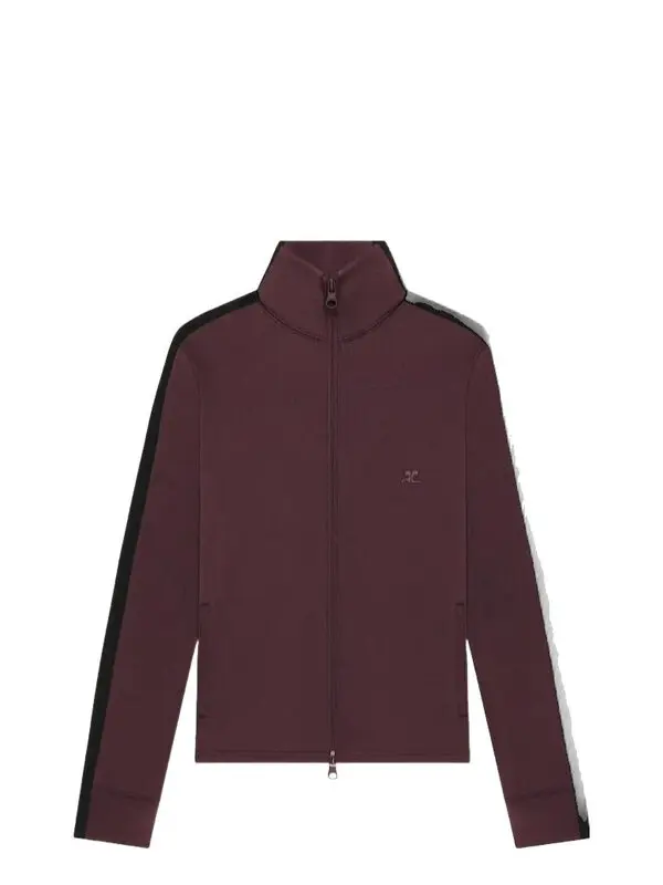 COURREGES Bicolor Tracksuit Top - Charred/black