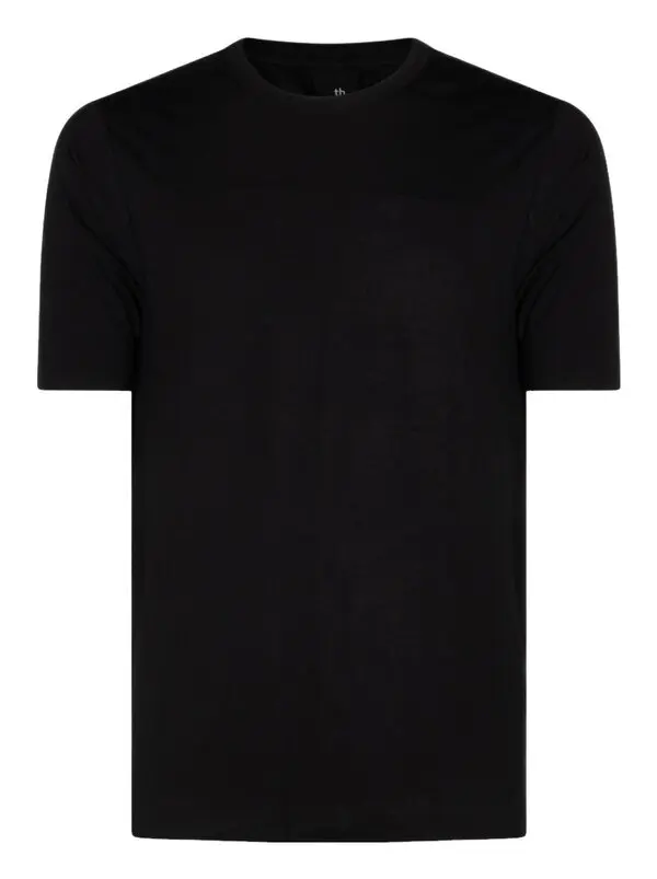 THOM KROM Longline Seam-detail T-shirt - Black