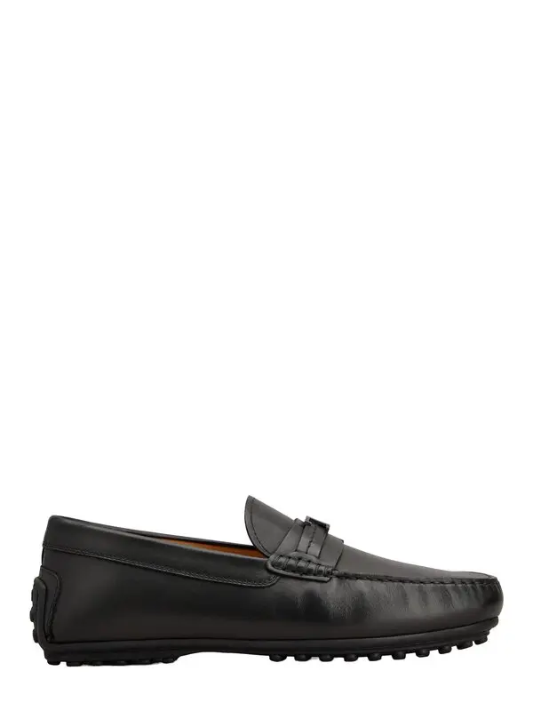 TOD'S City Gommino Loafers In Leather - Black