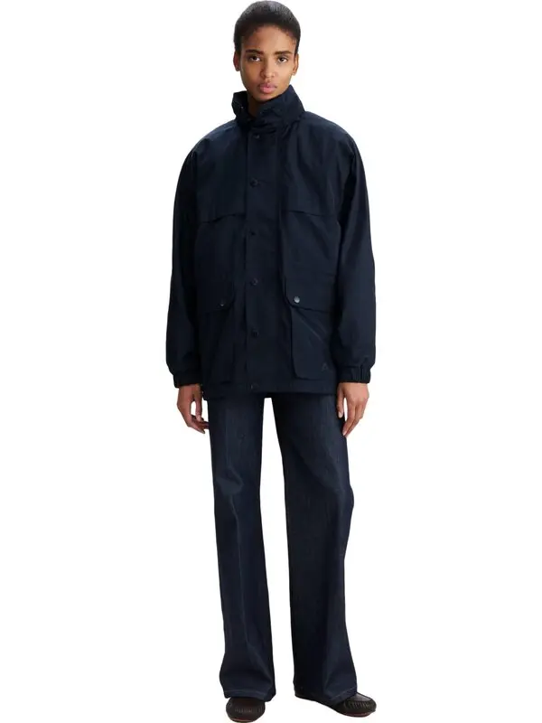 A.p.c. Valery Windbreaker Jacket - Navy Blue