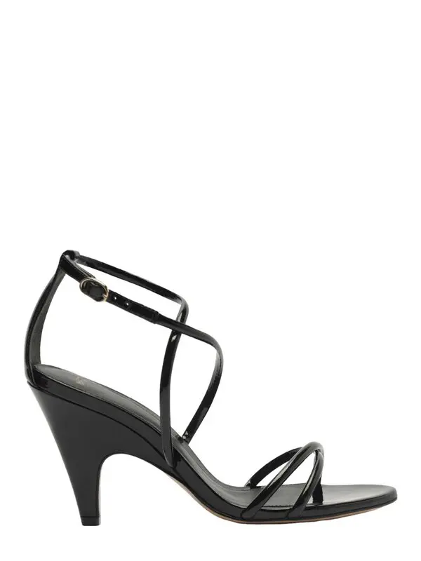 ALEXANDRE BIRMAN Lory 85 Sculptural Heel Sandals - Black
