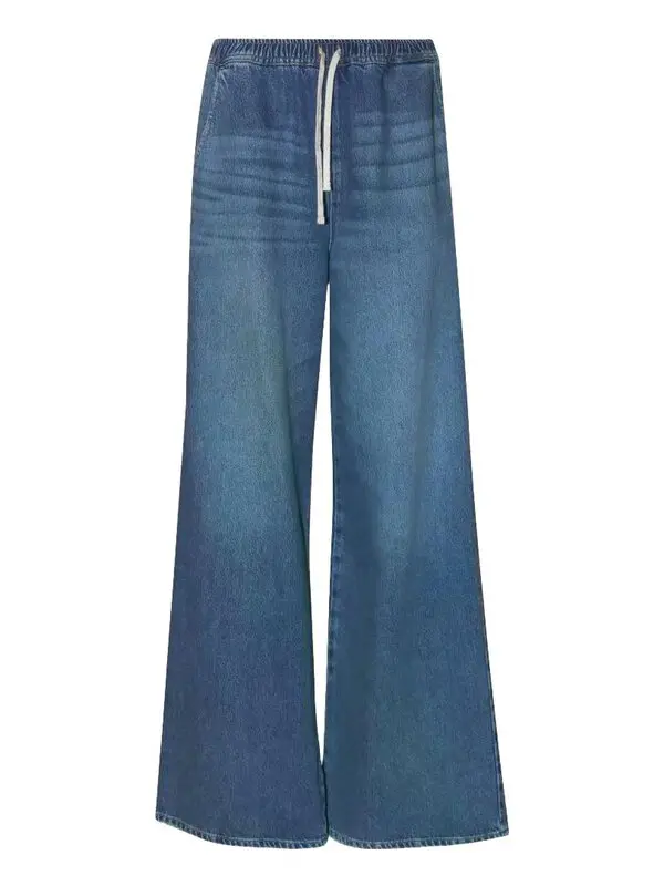 LA LIGNE Darcy Drawstring Jeans - Blue