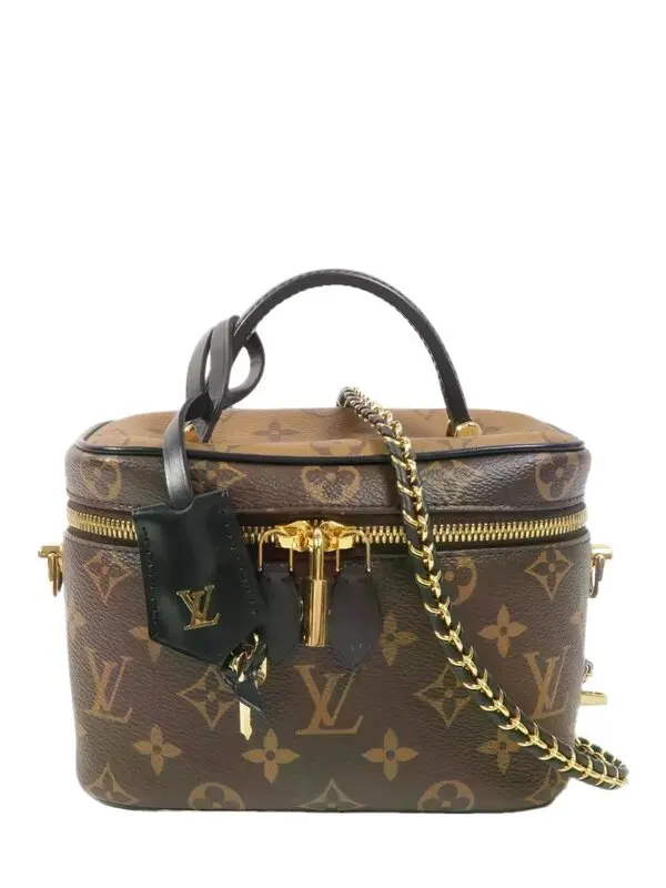 LOUIS VUITTON Vanity Monogram Reverse Make-up Bag - Brown