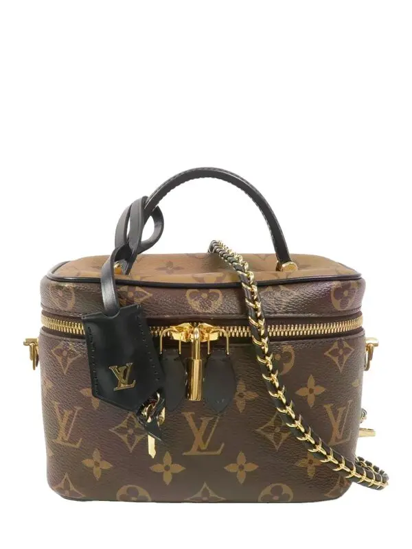LOUIS VUITTON Vanity Monogram Reverse Make-up Bag - Brown