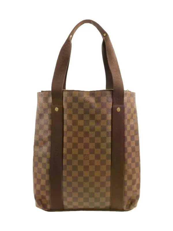 LOUIS VUITTON Beaubourg Damier Ebene Tote Bag - Brown