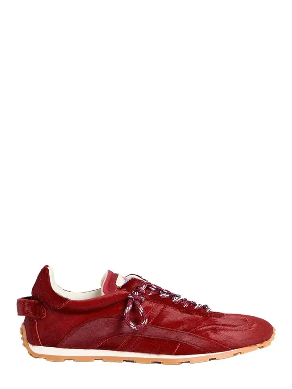 Dsquared2 Pony Hair Lace-up Sneakers - Red
