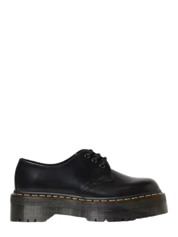 Dr. Martens 1461 Quad Leather Derby Platform Shoes - Black