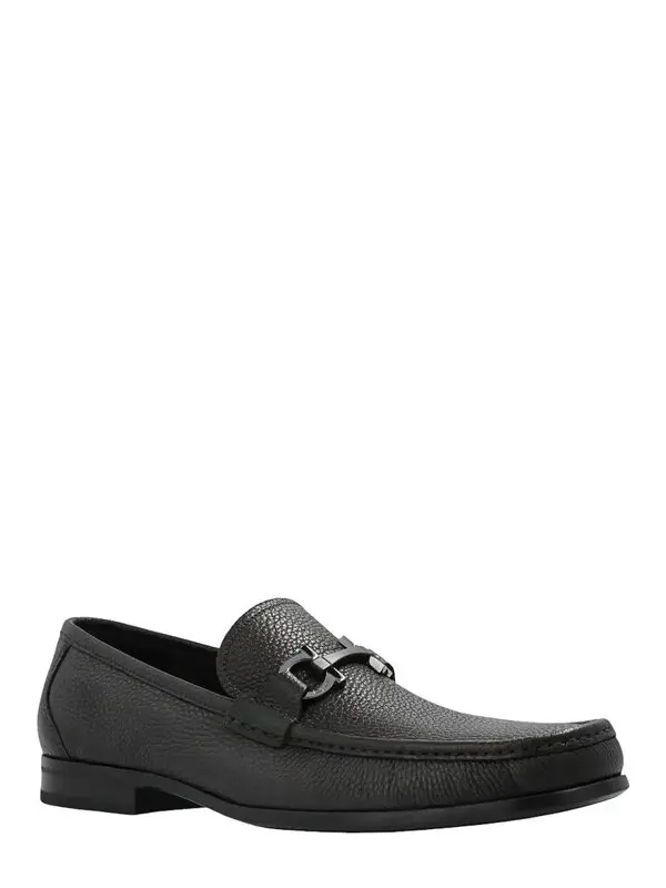 FERRAGAMO Gancini Buckle Loafers - Brown