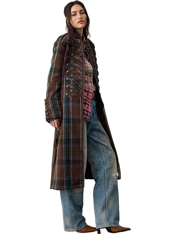 Free People We The Free Ace Of Swords Duster Coat - Toffee Combo