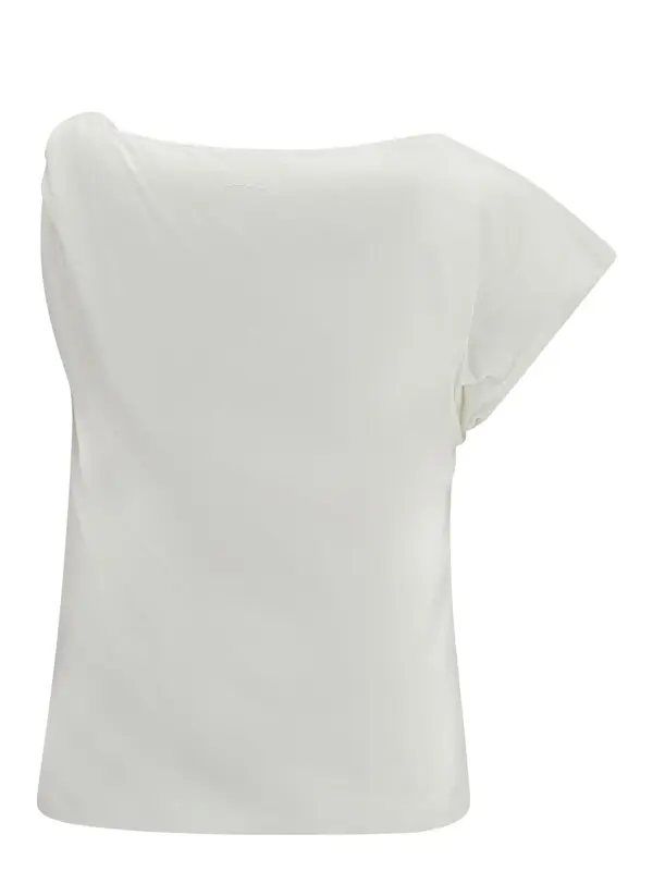 Pinko Marlena Knotted Sleeveless Top - White