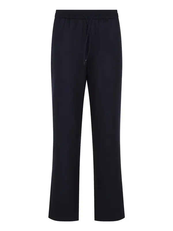 Sease Seamless Mindset Wool Straight-leg Trousers - Blue