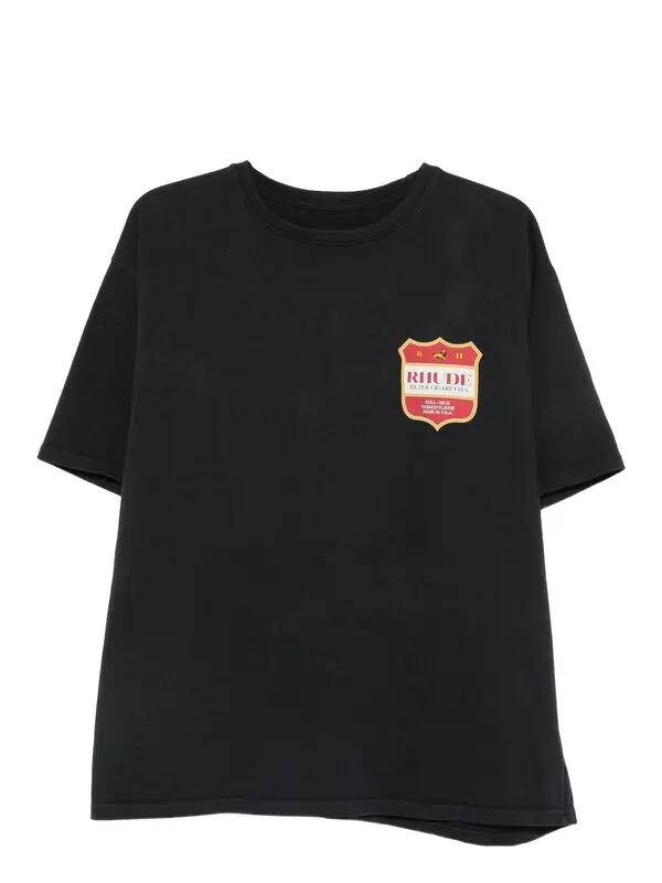 Rhude Filfaro Crest Tee - Blackrdylw