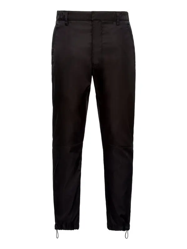 Prada Recycled Polyamide Trousers - Nero