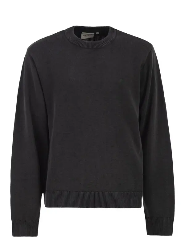 Carhartt Work In Progress 100% Cotton Crewneck Pullover - Black