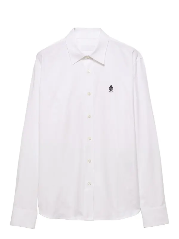 Prada Cotton Shirt - Bianco