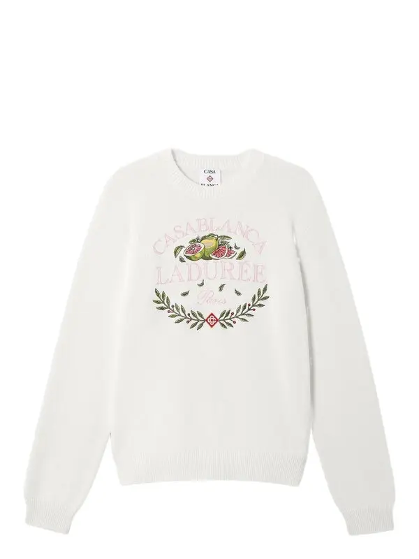 Casablanca Ladurée Crew Neck Jumper - Laduree