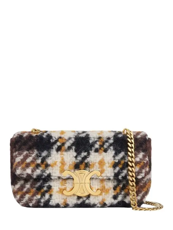 Celine Triomphe Shoulder Handbag - Yellow/brw