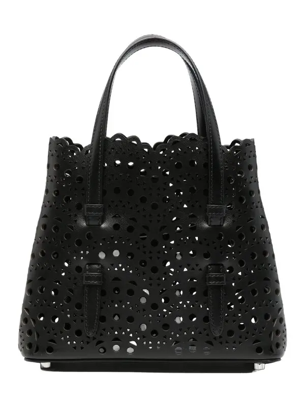 Alaïa Mina 20 Mini Tote Bag - Noir