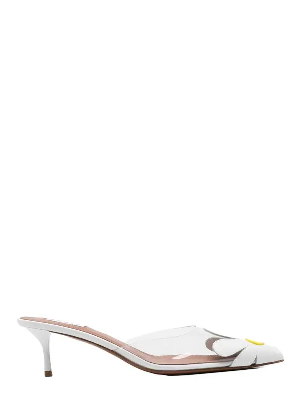 Alaïa Bloom Flat Sandals 55 - Citronblan