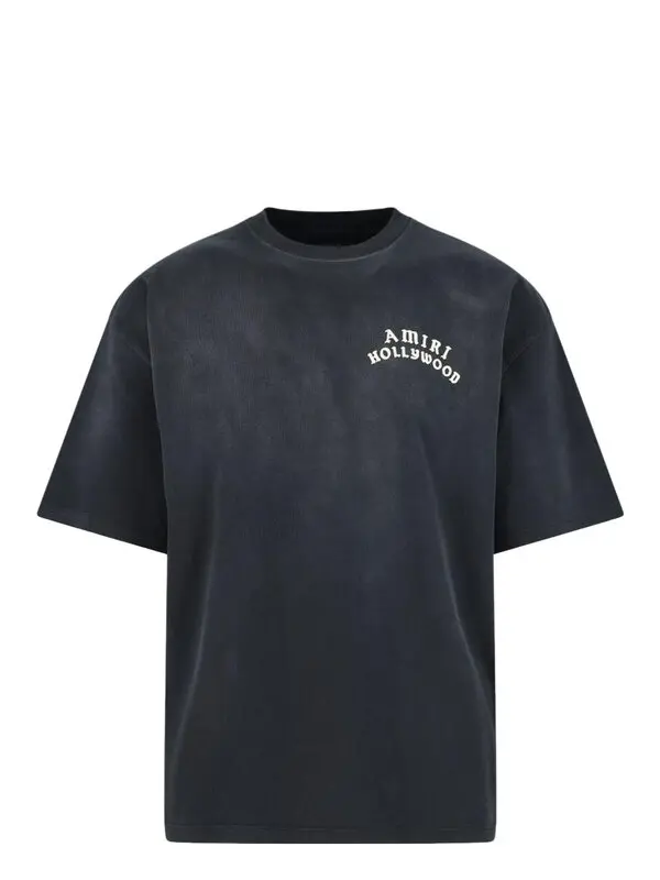 Amiri Hollywood Oversized Tee - Black