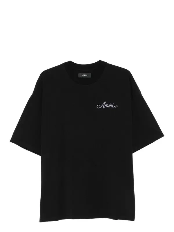 Amiri Embroidered Logo T-shirt - Black