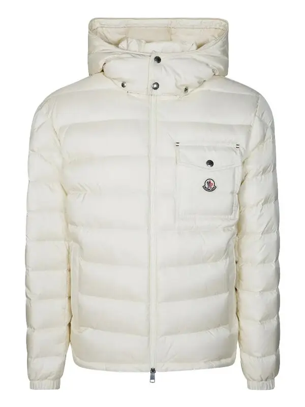 Moncler Verith Quilted Jacket With Hood - Cream