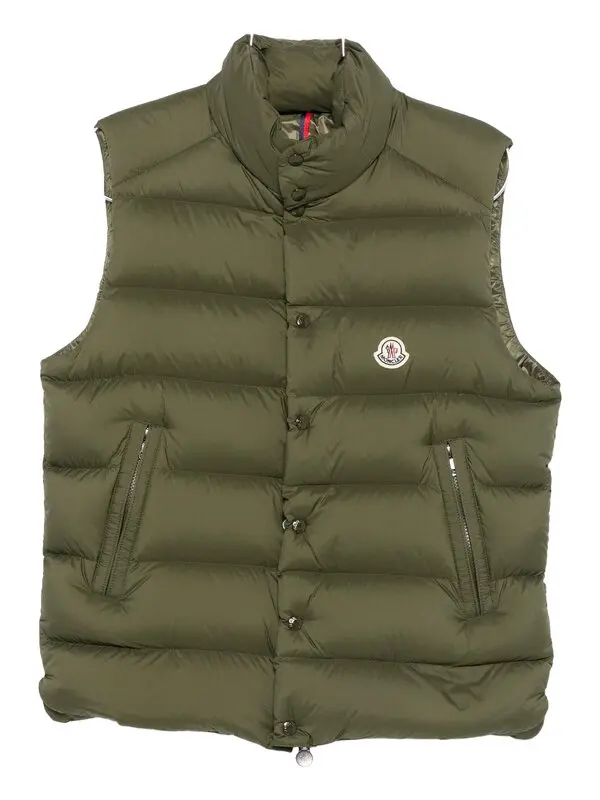 Moncler Polyamide Quilted Vest - Olive