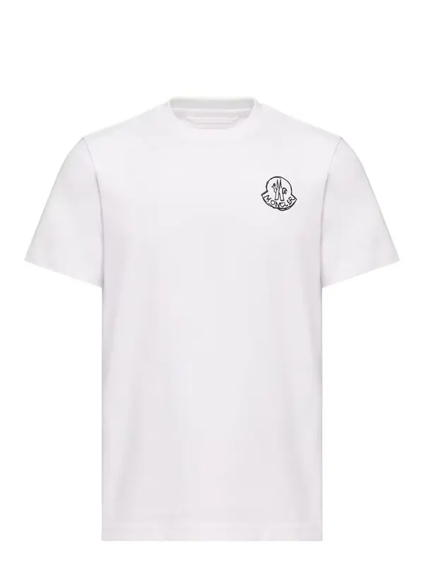 Moncler Cotton Short Sleeve T-shirt - White