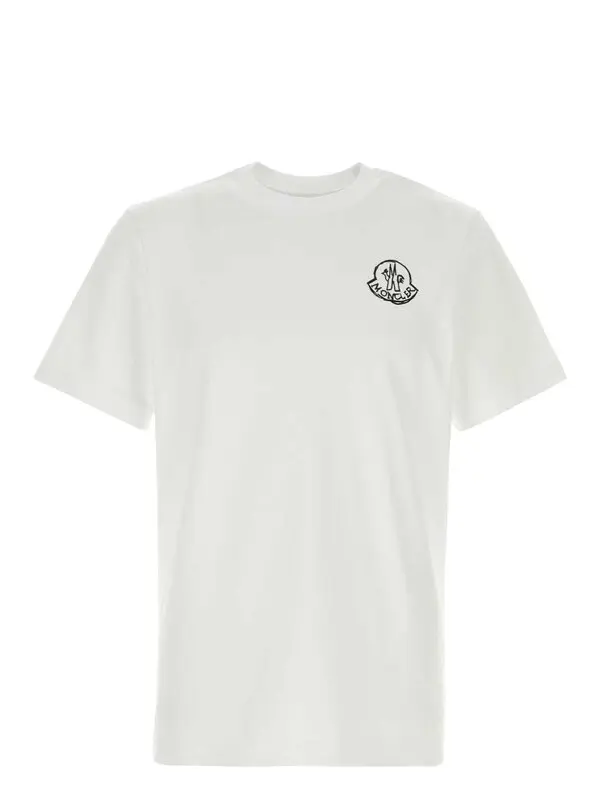 Moncler Cotton Short Sleeve T-shirt - White