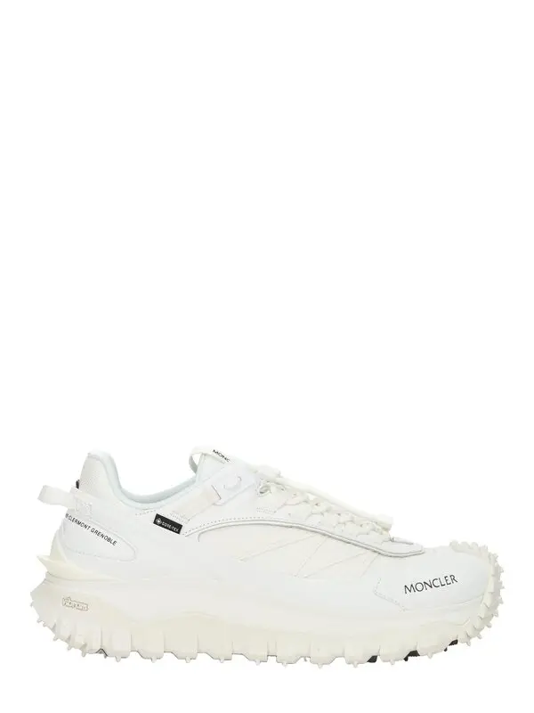 Moncler Low Top Sneakers With Thick Sole - White