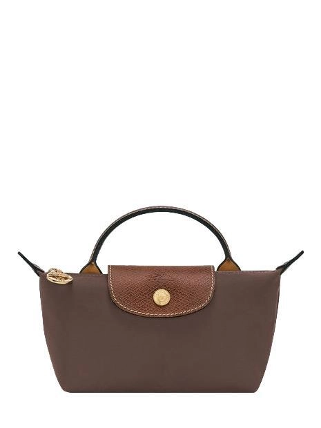Longchamp Le Pliage Pouch Handbag - Mocha
