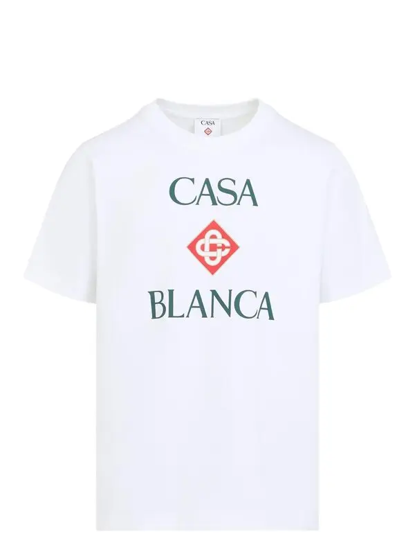 Casablanca Classic Logo T-shirt - White