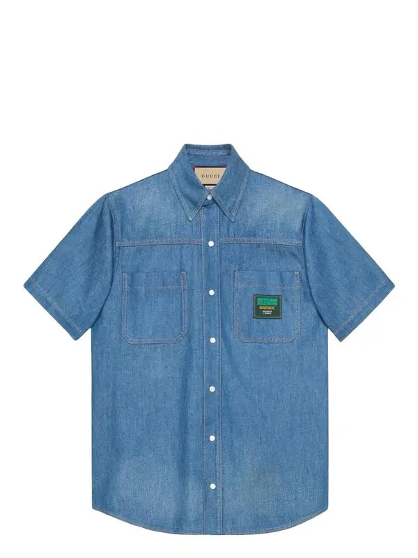 Gucci Classic Button-front Shirt - Blue