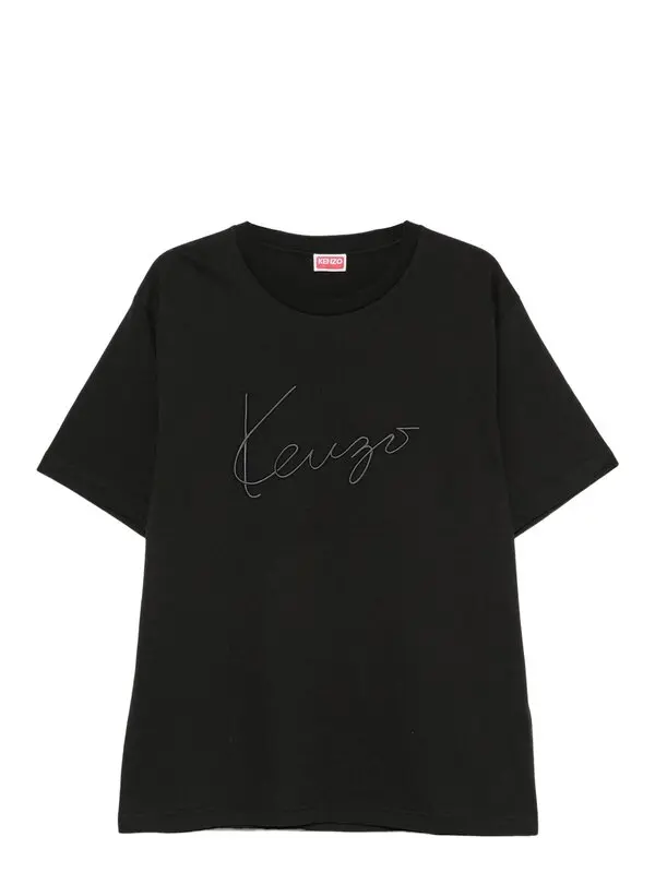 Kenzo Gots Certified Signature Classic T-shirt For - Black