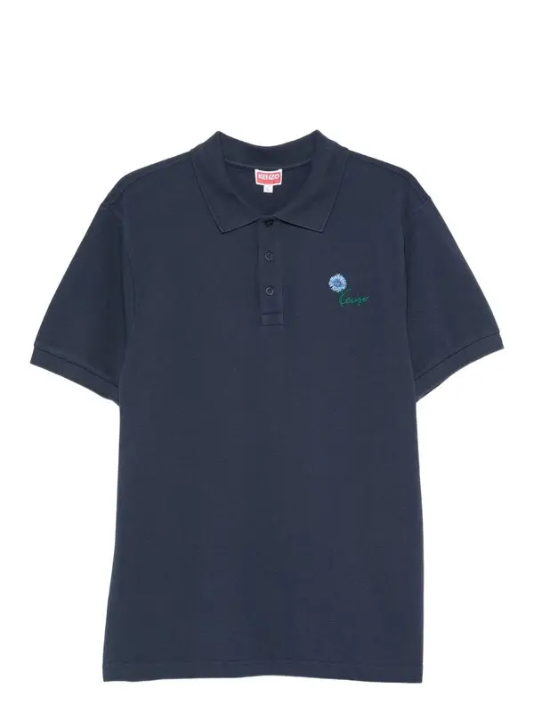 Kenzo Gots Tulip Slim Polo - Blueblack