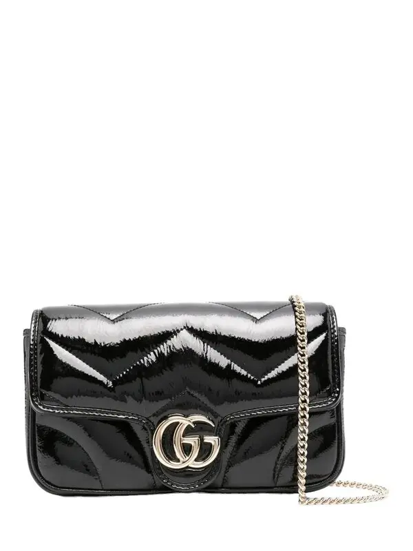 Gucci Gg Marmont Mini Handbag - Black