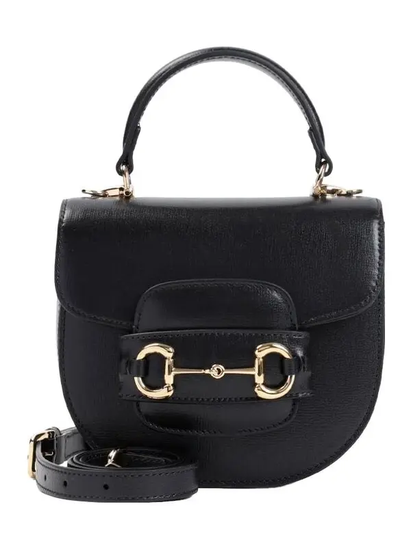 Gucci Michel Hobo Bag With Signature Hardware - Black